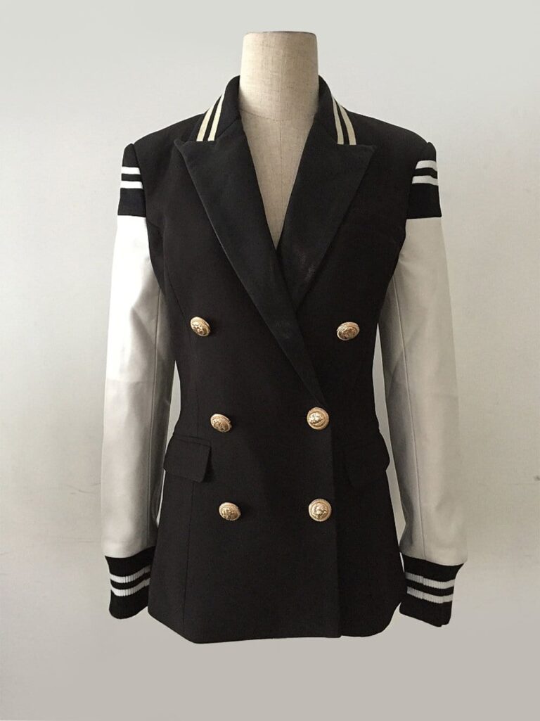 Fitted Stripe Detail Jacket - ZCRAVE™ OFFICIAL WEBSITE